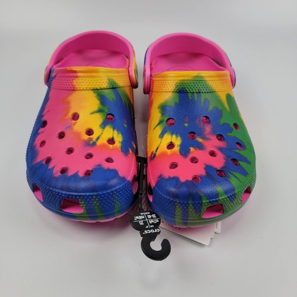CROCS | Shoes | Crocs Unisex Classic Tie Dye Graphic Clogs 254536rw ...